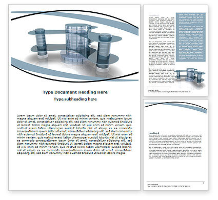 Architecture Word Templates Design, Download now | PoweredTemplate.com