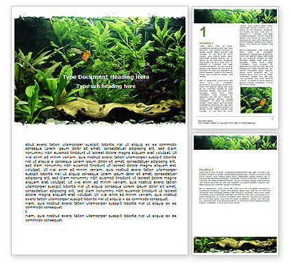 4 Free Freshwater Fish Word Templates | PoweredTemplate.com