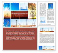Transmission Lines PowerPoint Template, Backgrounds | 06482 ...