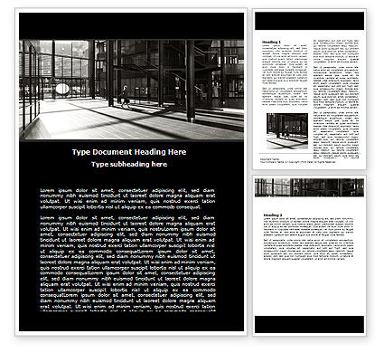 Lobby Word Templates Design, Download now | PoweredTemplate.com