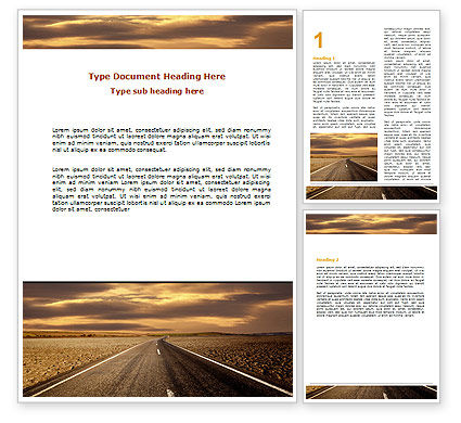 Sepia Word Templates Design, Download now | PoweredTemplate.com