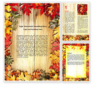 Autumn Leaves Frame - Free Presentation Template for Google Slides and ...