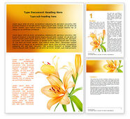 Yellow Lily - Free Presentation Template for Google Slides and ...