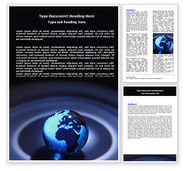 Blue World Globe - Free Presentation Template for Google Slides and ...