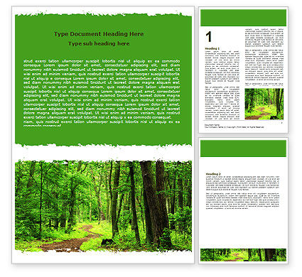 Green Word Templates Design, Download now | PoweredTemplate.com