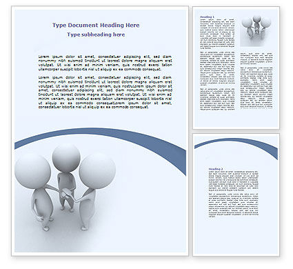 Arrangement Word Templates Design, Download now | PoweredTemplate.com