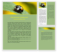 Bug On Green Leaf - Free Presentation Template for Google Slides and ...