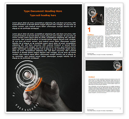 Access Word Template 06903 | PoweredTemplate.com