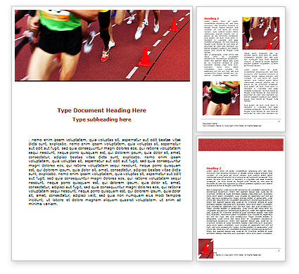 Competition Word Templates Design, Download now | PoweredTemplate.com