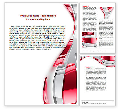 Graphic Word Templates Design, Download now | PoweredTemplate.com