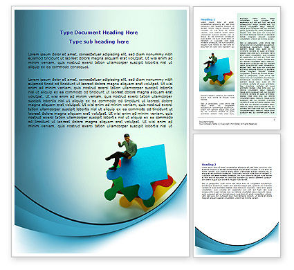 Puzzled Word Templates Design, Download now | PoweredTemplate.com