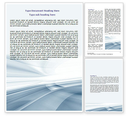 Modelo do Word - tema limpo | 07134 | PoweredTemplate.com