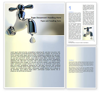 Water Tap Brochure Template Design and Layout, Download Now, 07138 ...