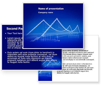 Bridge PowerPoint Template - PoweredTemplate.com | 3 Backgrounds, 3 ...