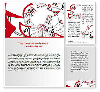 Road Signs Word Templates Design, Download now | PoweredTemplate.com