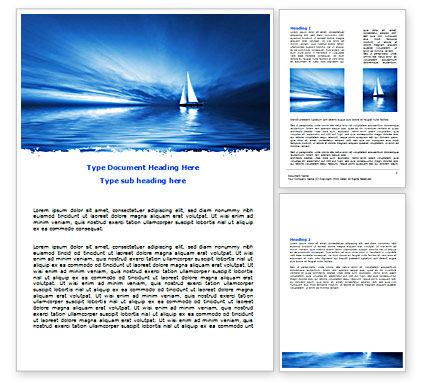 Ocean Word Templates Design, Download now | PoweredTemplate.com