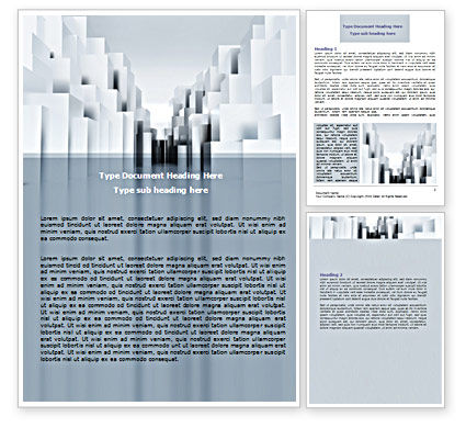 Architecture Word Templates Design, Download now | PoweredTemplate.com