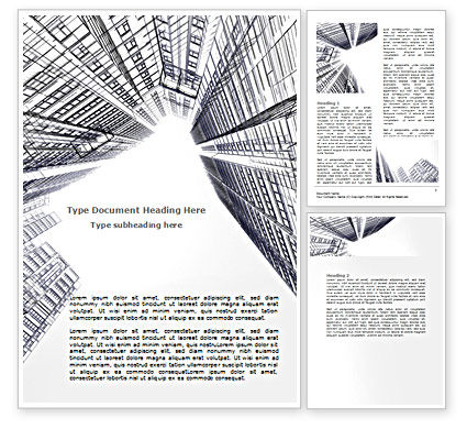 Graphic Word Templates Design, Download now | PoweredTemplate.com