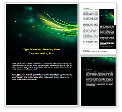 9 Free Green Business Free Word Templates | PoweredTemplate.com