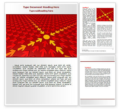 Rally Word Templates Design, Download now | PoweredTemplate.com