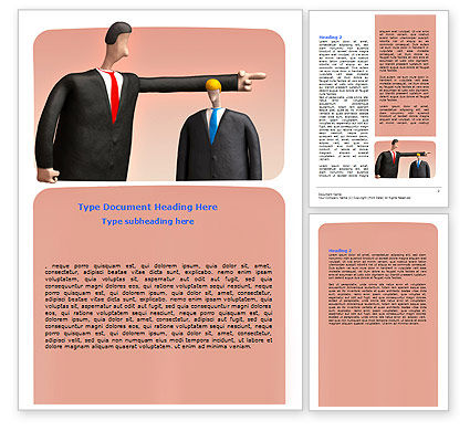 Plantilla de Word - superior | 07616 | PoweredTemplate.com