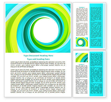 Swirl Word Templates Design, Download now | PoweredTemplate.com