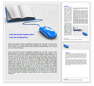 Electronic Book Word Template 07746 | PoweredTemplate.com