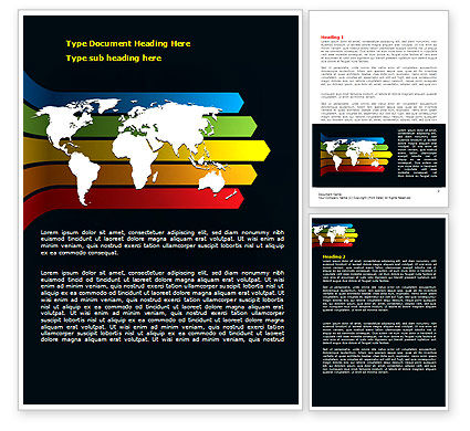 World Consolidation Word Template 08102 | PoweredTemplate.com