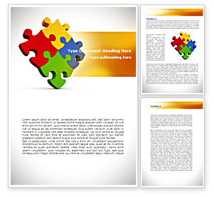 47 Free Simple Colorful Word Templates | PoweredTemplate.com