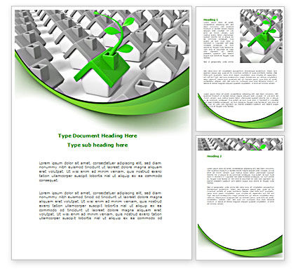 77 Free Eco Environmental Word Templates | PoweredTemplate.com