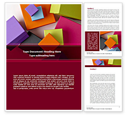 Fancy Word Templates Design, Download now | PoweredTemplate.com