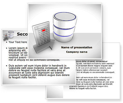 Database Development PowerPoint Template - PoweredTemplate.com | 08722 ...