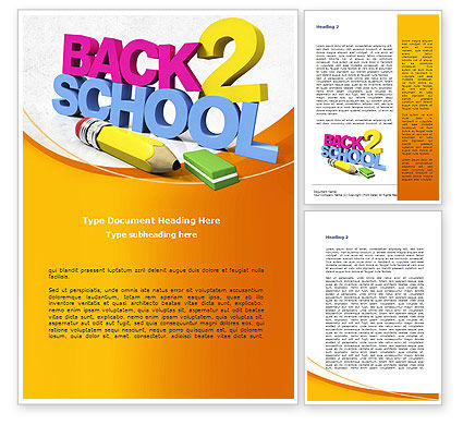 Lecture Word Templates Design, Download now | PoweredTemplate.com