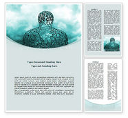Human Science Word Template 08788 | PoweredTemplate.com
