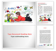 Natural Sciences Education Word Template 08792 | PoweredTemplate.com