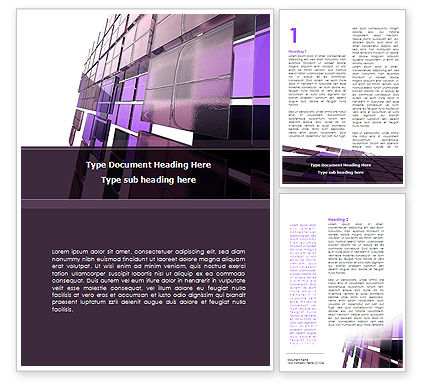 Purple Word Templates Design, Download now | PoweredTemplate.com