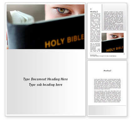 Holy Bible Word Templates Design, Download now | PoweredTemplate.com