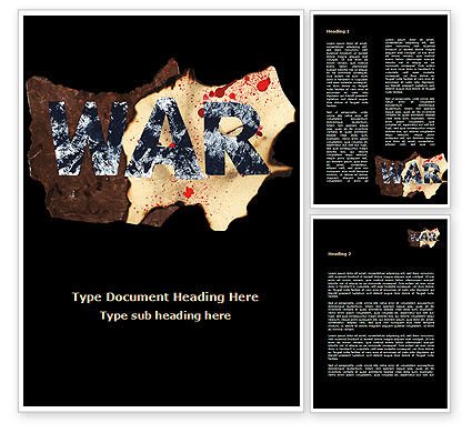 Military Word Templates Designs, Download now | PoweredTemplate.com