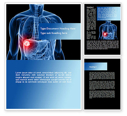 Liver Disease PowerPoint Template, Backgrounds | 09158 ...