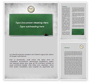 Blackboard In A Classroom - Free Presentation Template for Google ...