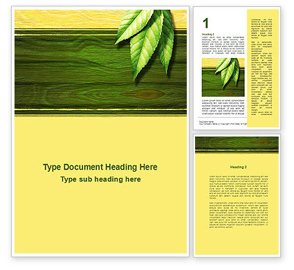 Forest Word Templates Design, Download now | PoweredTemplate.com