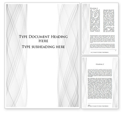 Fancy Word Templates Design, Download now | PoweredTemplate.com