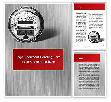 8 Free Electric Current Word Templates | PoweredTemplate.com