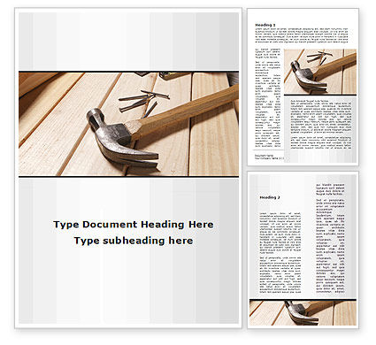 Carpenter Word Templates Design, Download now | PoweredTemplate.com