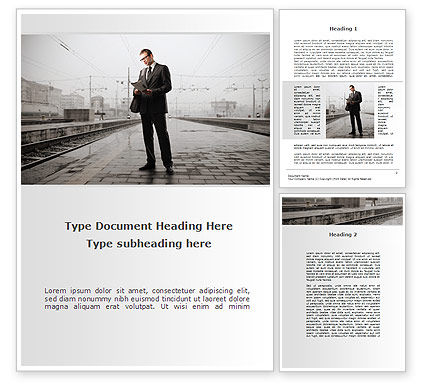 35 Free Platform Word Templates | PoweredTemplate.com
