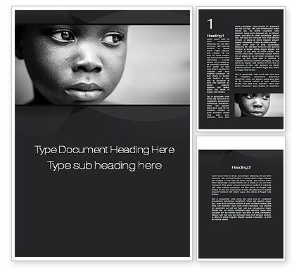 27 Free Black Africa Word Templates | PoweredTemplate.com