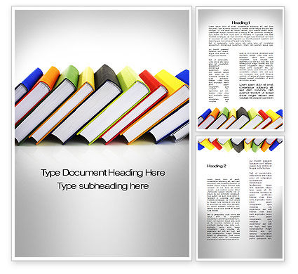 16 Free Books And Paper Word Templates | PoweredTemplate.com