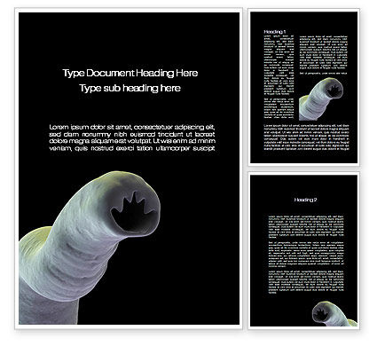 Parasite PowerPoint Template, Backgrounds | 10152 | PoweredTemplate.com