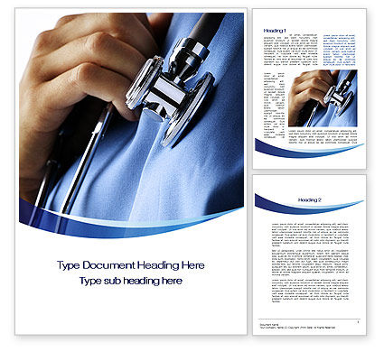 Plantilla de Word - doctor | 10161 | PoweredTemplate.com