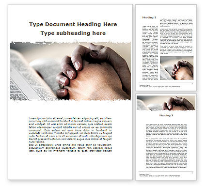 Plantilla de Word - orar | 10244 | PoweredTemplate.com